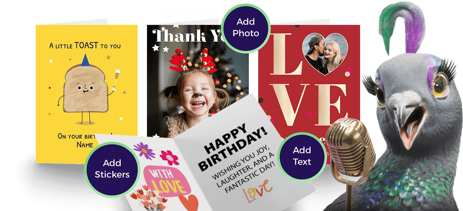 Funky Pigeon | Create Unique Cards & Gifts Online