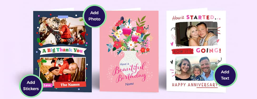 Personalised Greeting Cards - Funky Pigeon