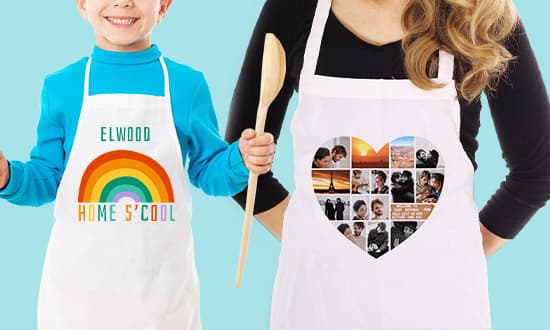 Personalised Aprons - Unique Printed Aprons - Funky Pigeon