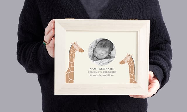 Personalised Wooden Memory Boxes - Funky Pigeon