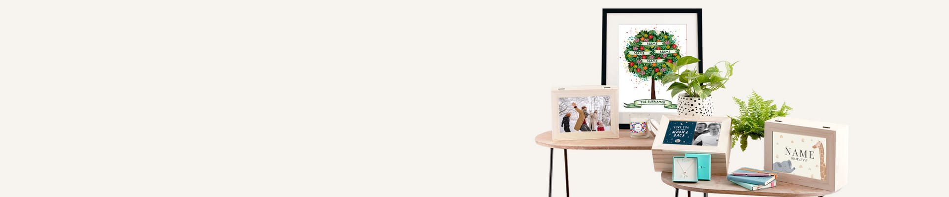 Personalised Wooden Memory Boxes - Funky Pigeon