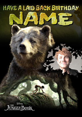 Jungle Book Baloo Birthday Card | Funky Pigeon