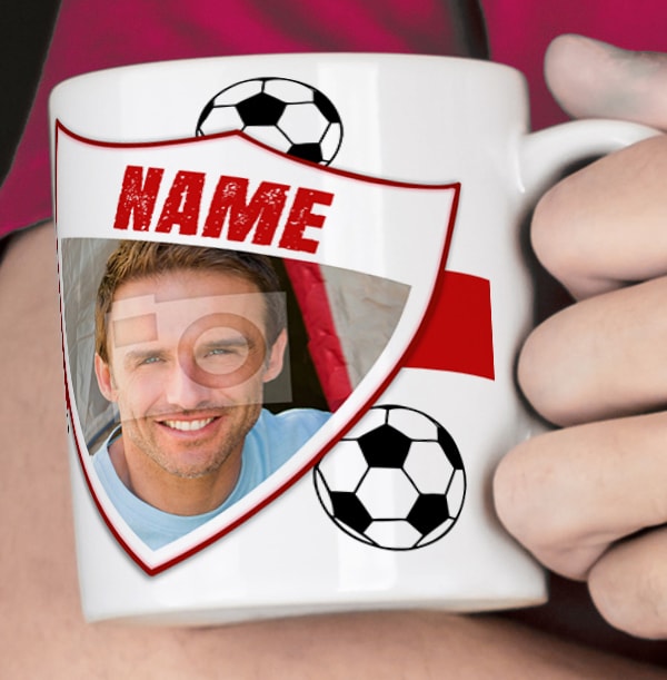 Personalised Mug - Photo Upload England Footy Fan | Funky Pigeon IE