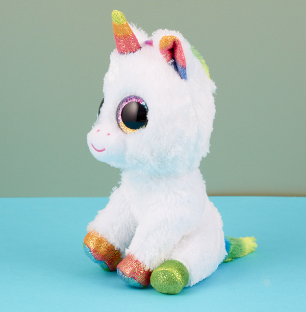White unicorn beanie boo store