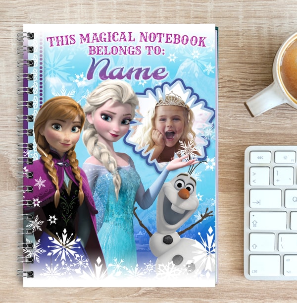 Disney Frozen Magical Photo Notebook, Anna, Elsa & Olaf | Funky Pigeon IE