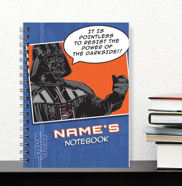 Darth Vader Personalised Notebook - Star Wars | Funky Pigeon IE