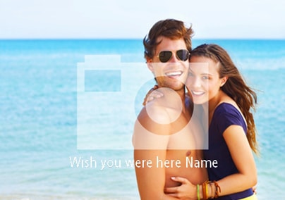 Landscape Full Photo Postcard With Text | Funky Pigeon