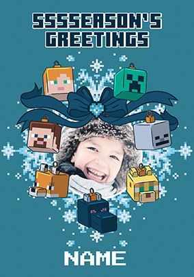 Minecraft Christmas Cards - Personalised & Unique | Funky Pigeon