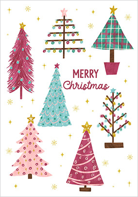 Christmas Tree Christmas Card | Funky Pigeon