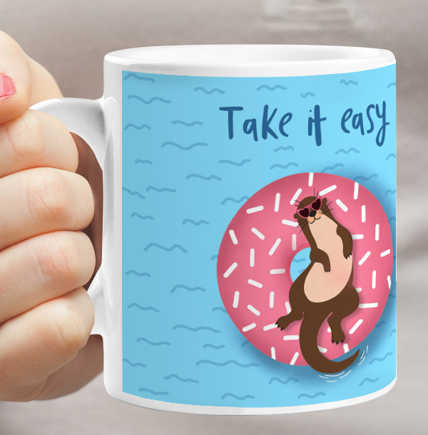 Take It Easy Mug | Funky Pigeon