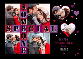 Someone Special Valentine's Day Coloured Blocks Photo Card - Essentials ...