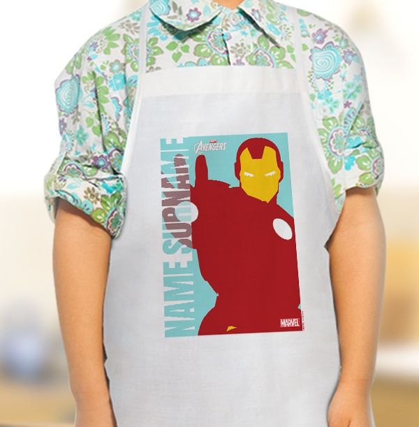 ZDISC Iron Man Personalised Apron - Armoured Avenger | Funky Pigeon