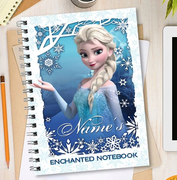 Disney Frozen Elsa Personalised Notebook | Funky Pigeon