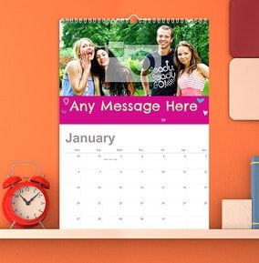 Simple Personalised Calendars | Funky Pigeon