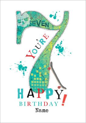 7th Birthday Cards - Perfect for Kids | Funky Pigeon