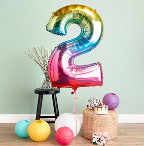 Giant Number Balloons - Milestone & Birthdays | Funky Pigeon