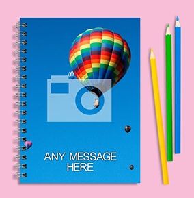 Photo Upload Notebooks - Add Your Images | Funky Pigeon