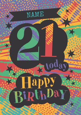 21st Birthday Cards - Funky Pigeon | Funky Pigeon
