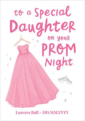 Daughter Prom Night Card | Funky Pigeon