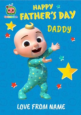 Cocomelon - Father's Day Daddy Personalised Card | Funky Pigeon
