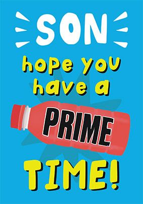 Prime Time Birthday Card | Funky Pigeon