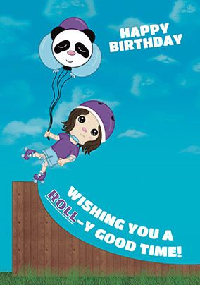 A Roll-y Good Birthday Card | Funky Pigeon