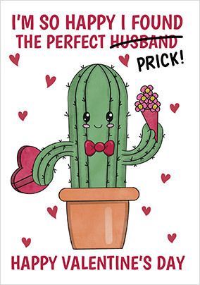 The Perfect Husband Valentine's Day Card | Funky Pigeon