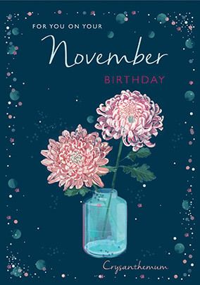 November Birthday Card | Funky Pigeon