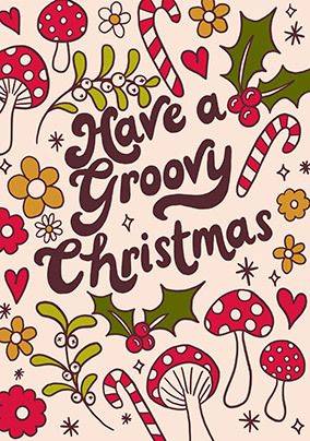 A Groovy Christmas Card | Funky Pigeon