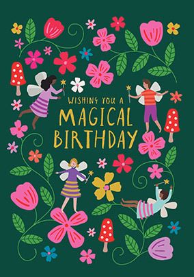 Wishing You A Magical Birthday Card | Funky Pigeon