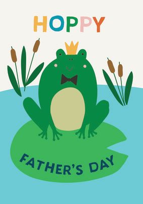 Hoppy Frog Father's Day Card | Funky Pigeon