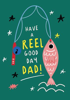 Reel Good Day Dad Father's Day Card | Funky Pigeon