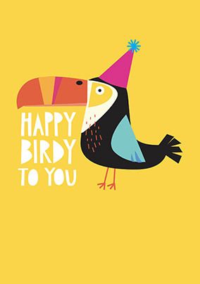 Happy Birdy to You Birthday Card | Funky Pigeon
