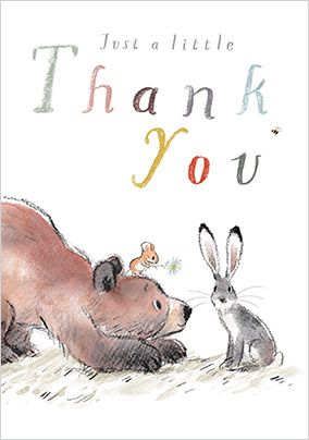 Just a Little Thank You Card | Funky Pigeon