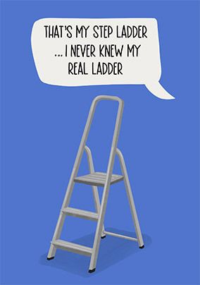 That's My Step Ladder Father's Day Card | Funky Pigeon
