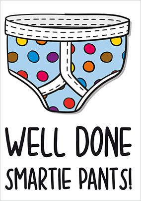 Smartie Pants Congratulations Card | Funky Pigeon
