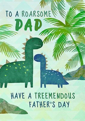 Roarsome Dad Father's Day Card | Funky Pigeon