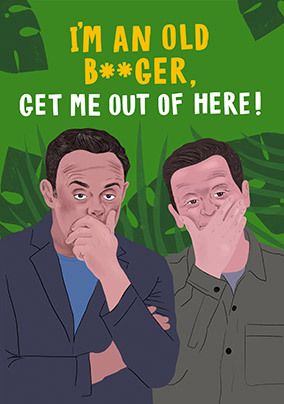 Old Bugger Birthday Card | Funky Pigeon