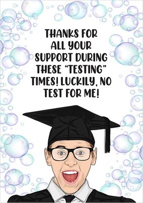 Thank You Teacher Testing Times Card | Funky Pigeon