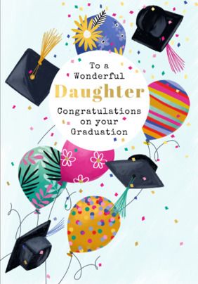 Daughter Graduation Card | Funky Pigeon